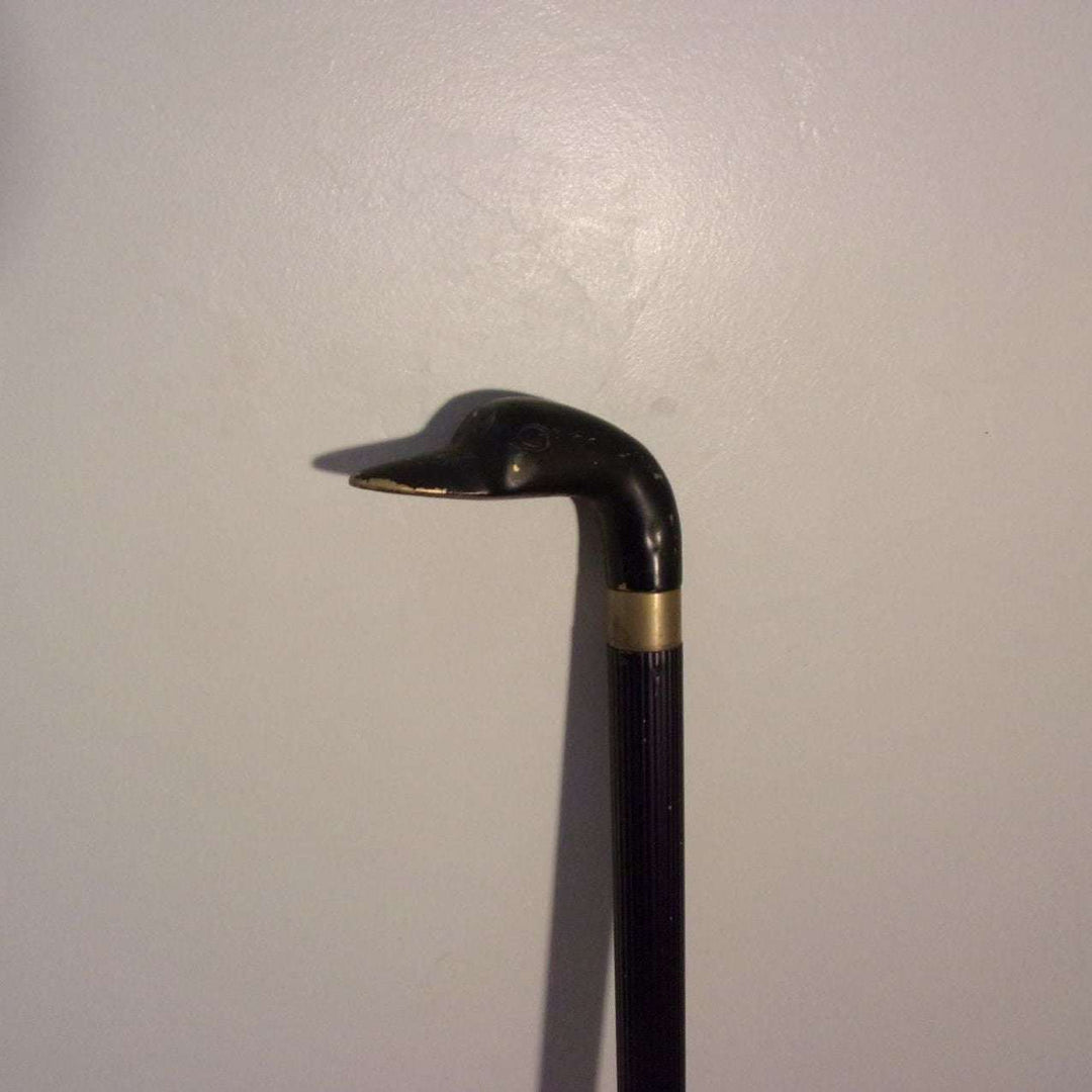 Antique Vintage Brass Duck Head Cane Walking Stick 014 – Ma and Pa's ...