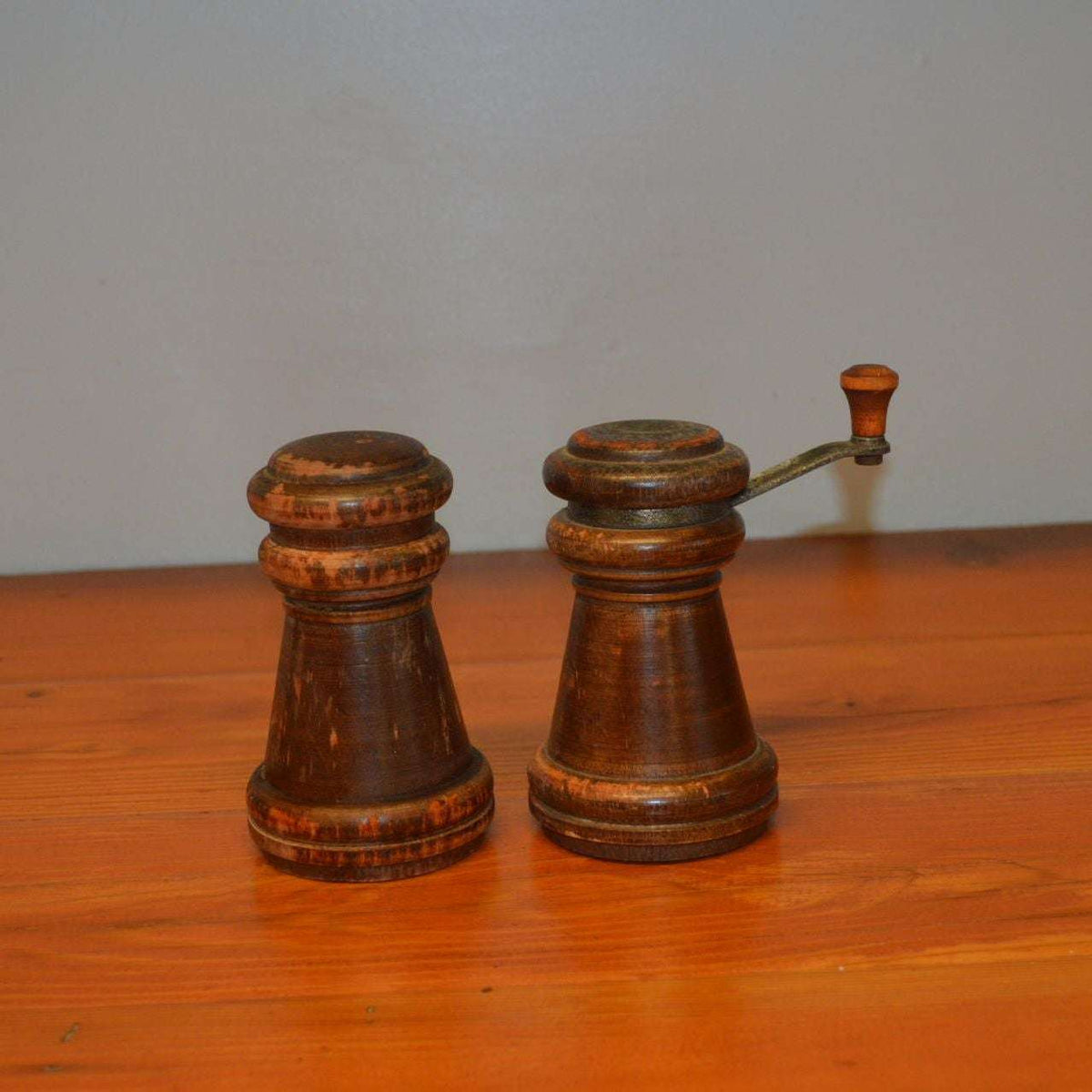 Vintage Mr. Dudley wood salt and pepper shakers pepper mill – Ma and Pa ...