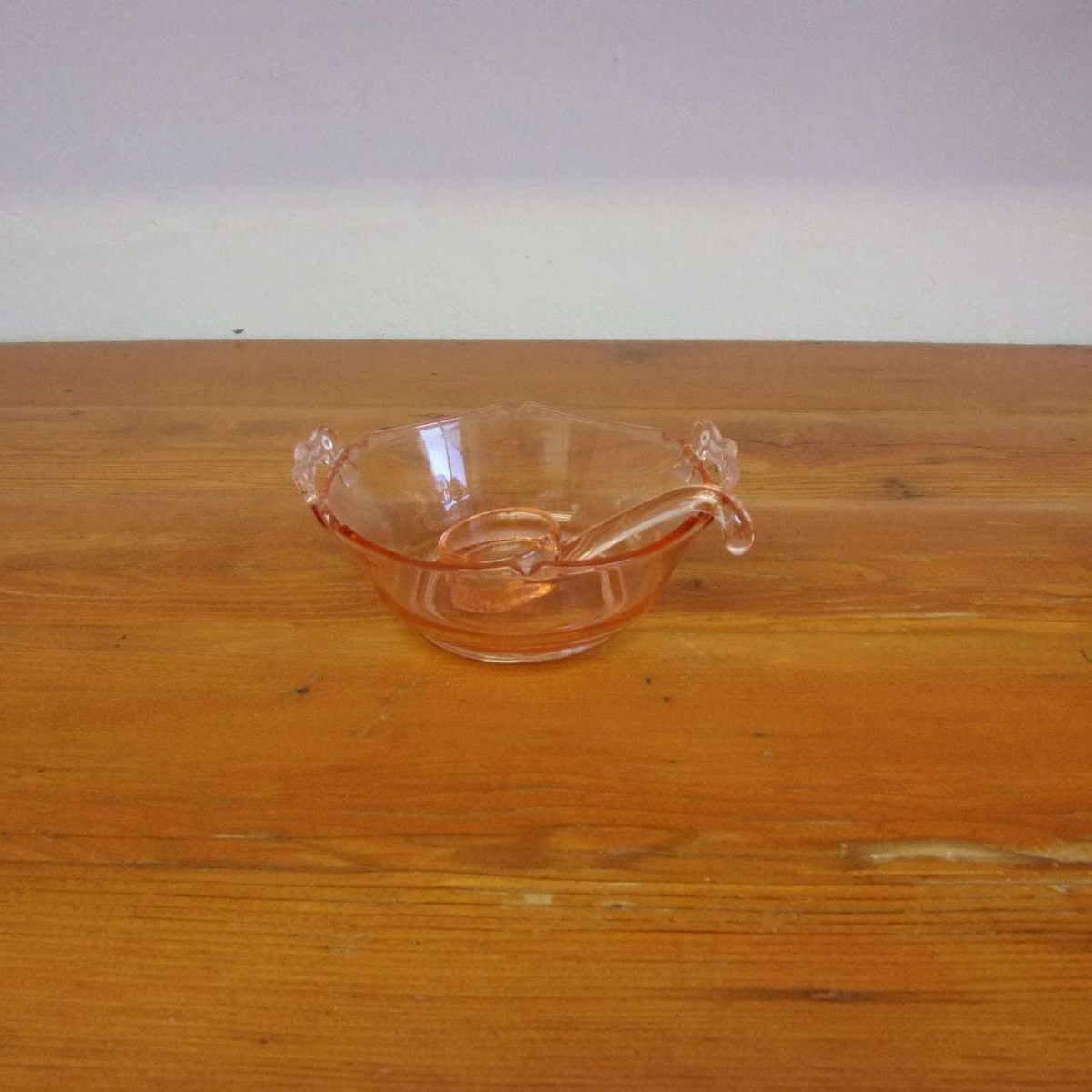 Antique Imperial Glass Molly Pink Depression Glass Mayonnaise Bowl wit ...