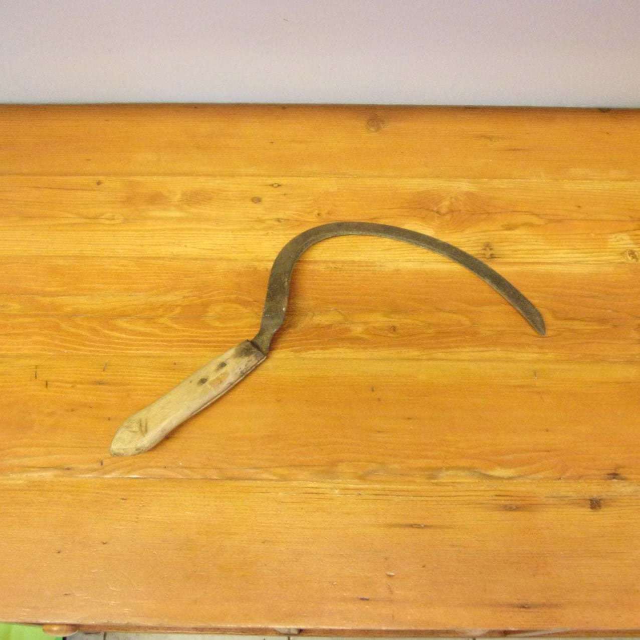 Antique Village Blacksmith Hand Sickle – Ma and Pa's Attic