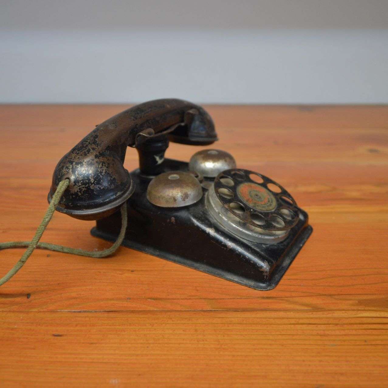 Vintage Speed Phone The Gong Bell MFG Co metal toy phone – Ma and Pa's ...