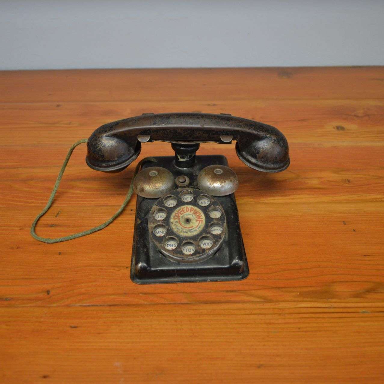 Vintage Speed Phone The Gong Bell MFG Co metal toy phone – Ma and Pa's ...