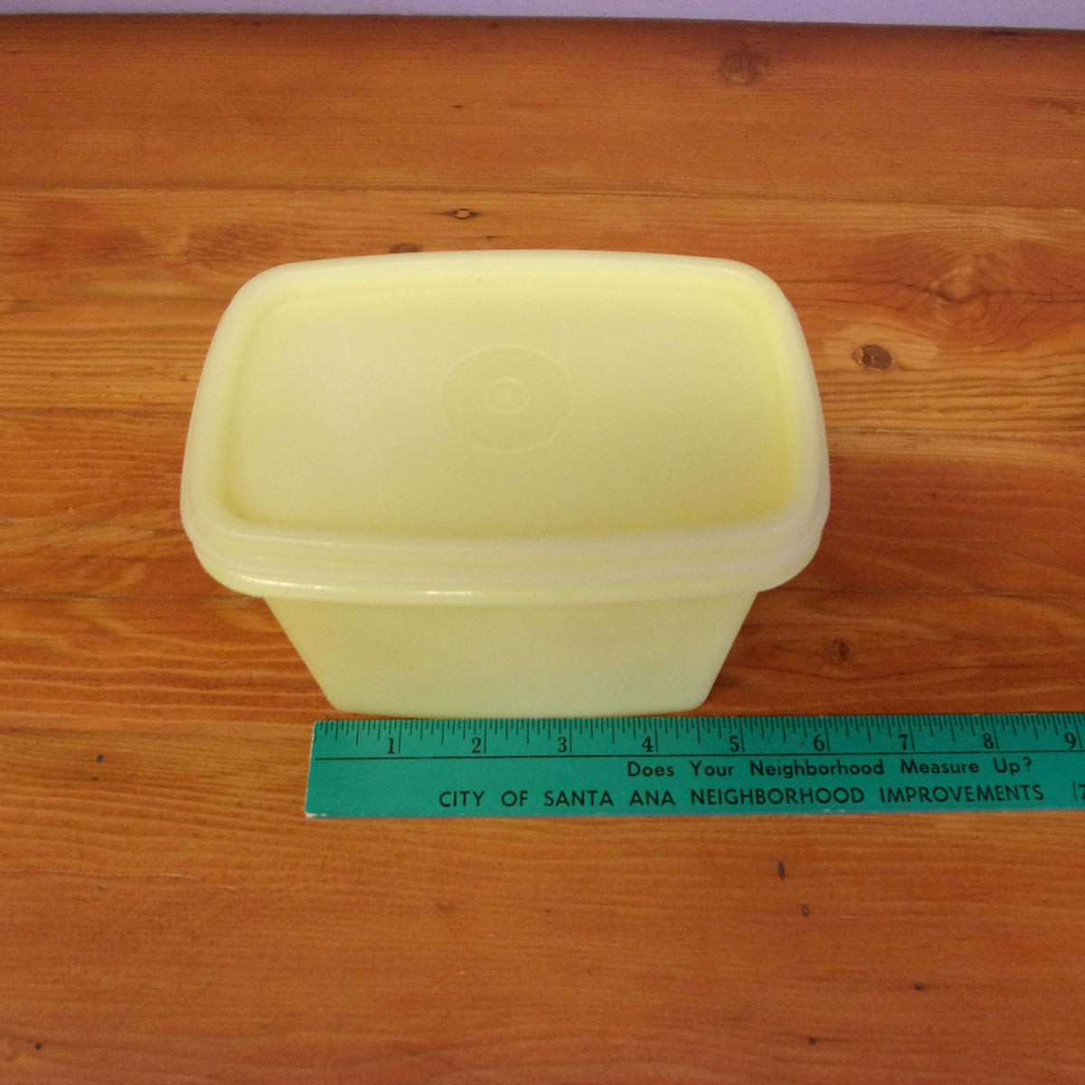 Vintage yellow Tupperware container – Ma and Pa's Attic